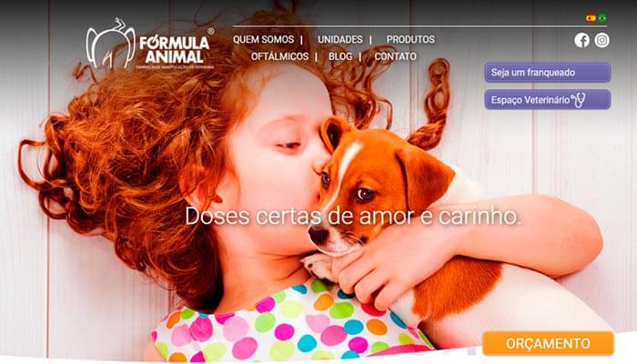 Fórmula Animal apresenta novo site e app exclusivo no segmento pet