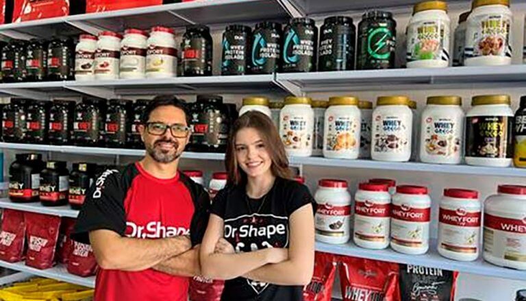Rede de franquias de lojas de suplementos alimentares Dr. Shape