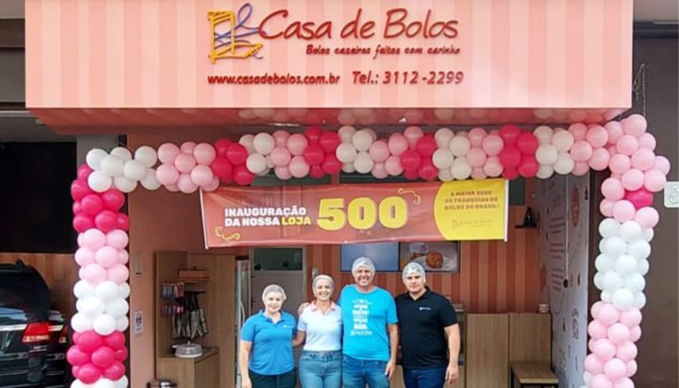 Casa de Bolos chega a 500 lojas e amplia presença pelo país