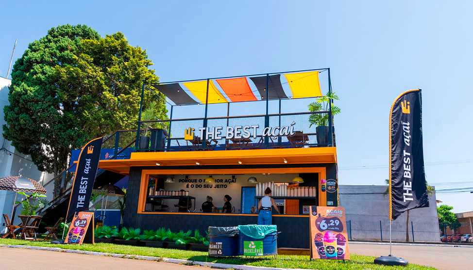 The Best Açaí lança modelo em contêiner