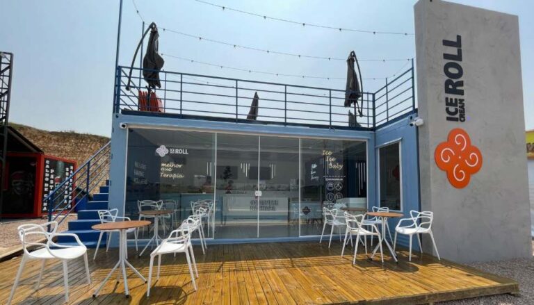 Ice Cream Roll lança modelo container inovador