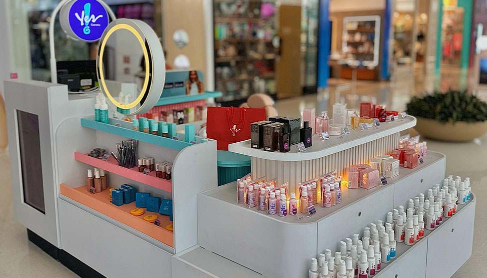 Yes! Cosmetics lança novo quiosque para microfranquias
