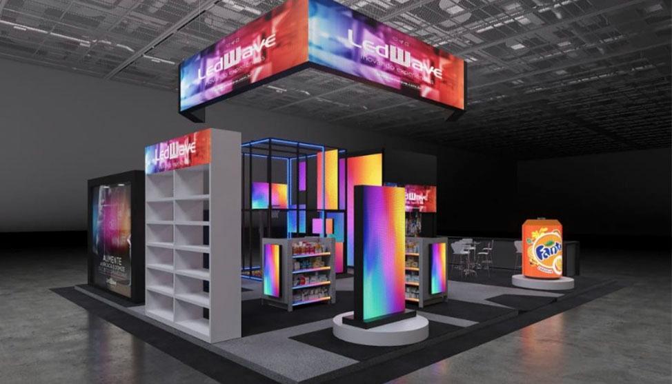 LEDWave destaca inovações em comunicação visual na ABF Expo